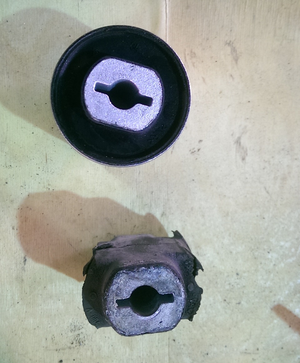 Замена сайлентблоков задней подвески. — Volvo XC70 II, 2,4 л, 2003 года ...