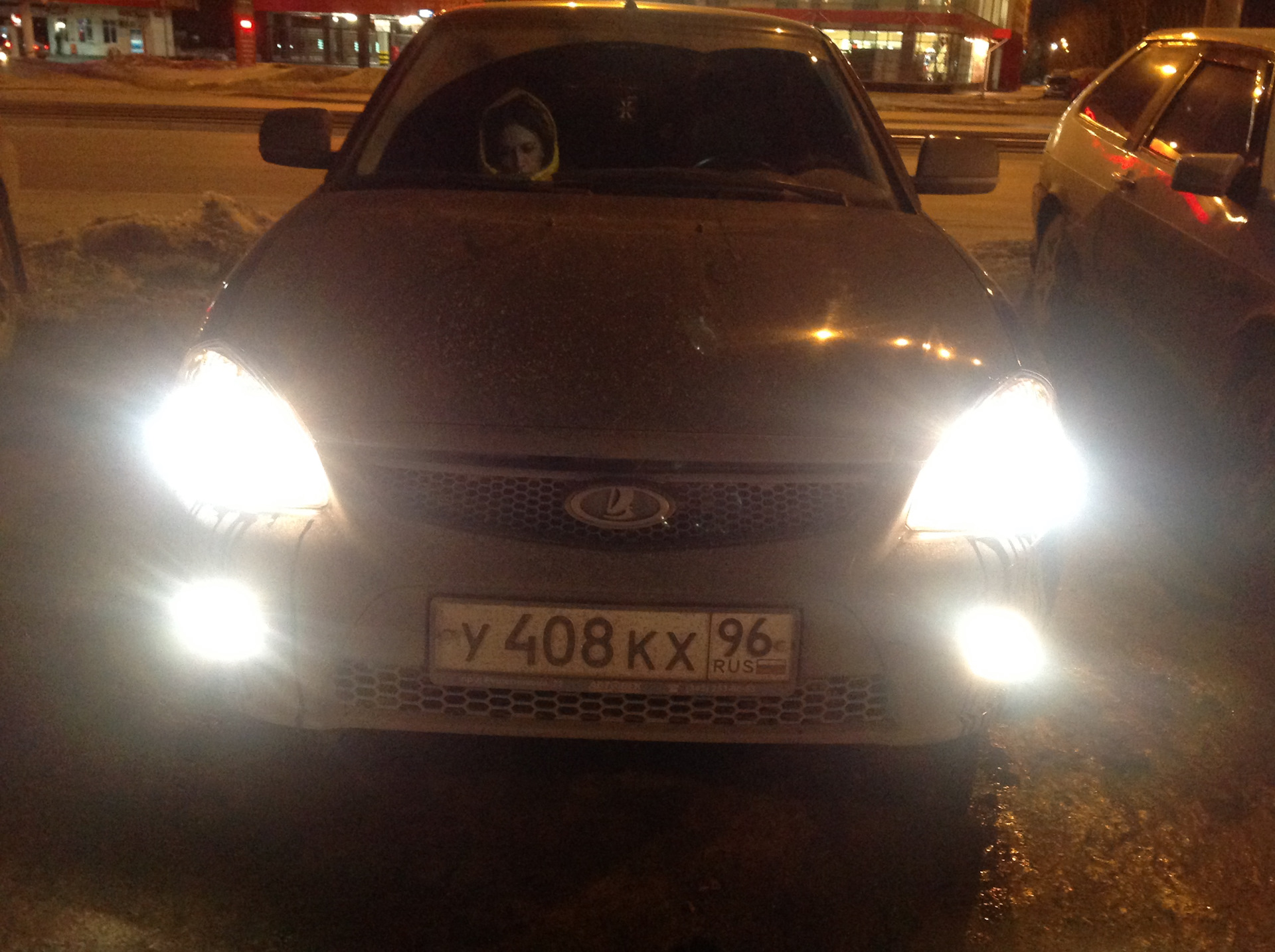 Новые ништячки.ч1(Ближний свет) — Lada Приора Купе, 1,6 л, 2012 года ...