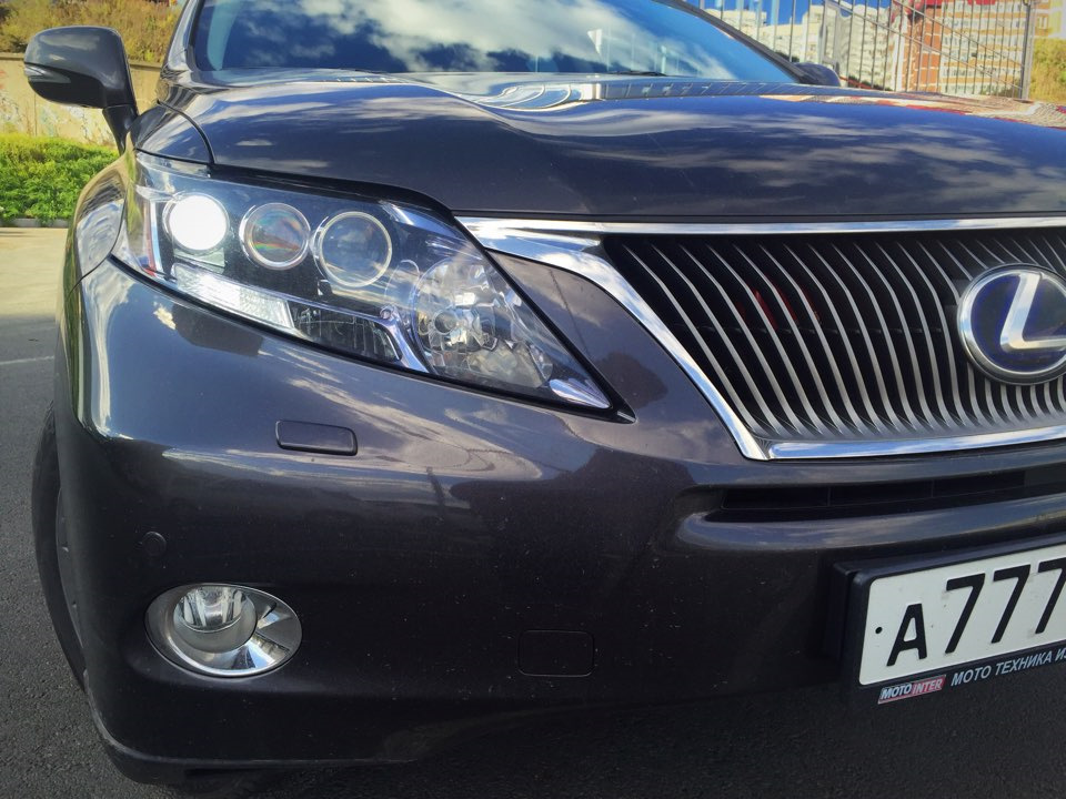 LED ДХО в цоколь поворотника 2в1 — Lexus RX 400h (2G), 2010 года ...
