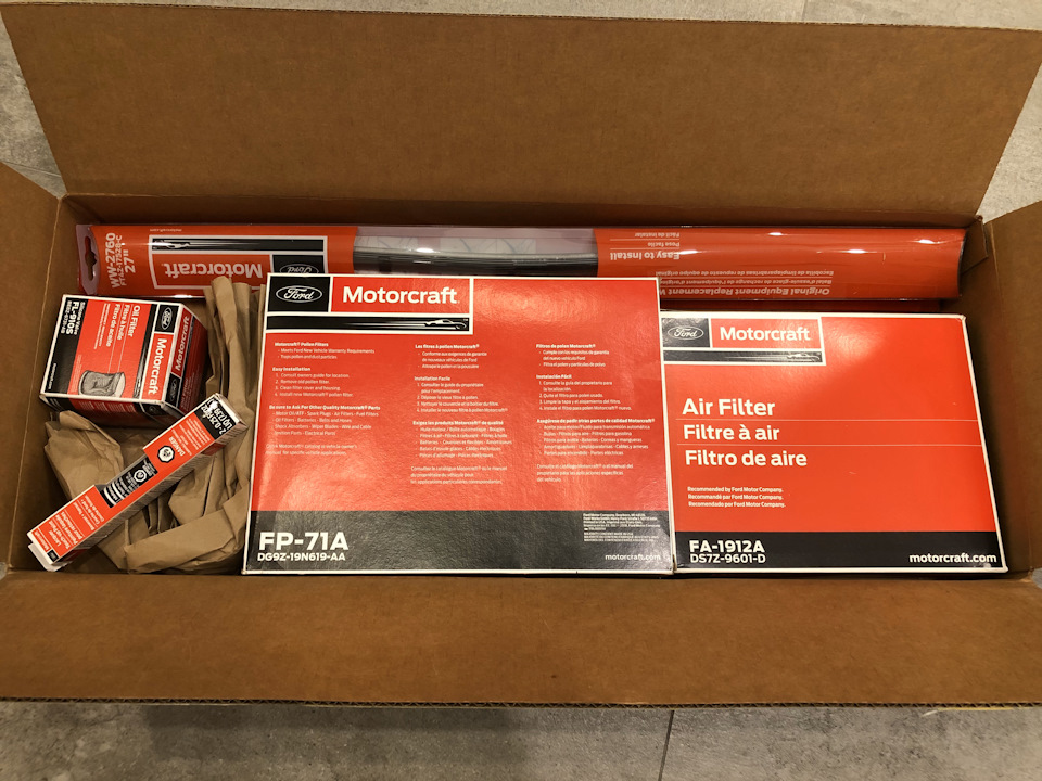 Расходнички 🙈 — Ford Edge (2G), 2 л, 2017 года | плановое ТО | DRIVE2