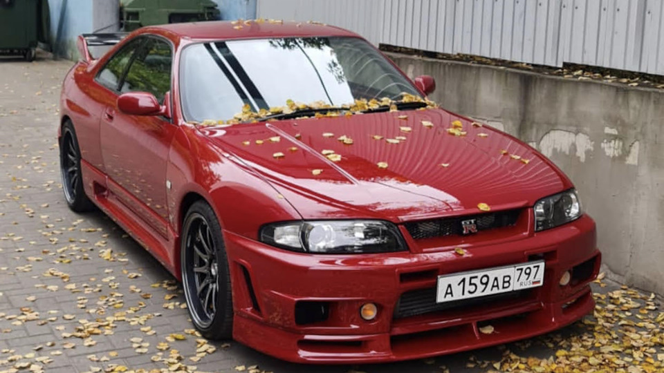 Nissan Skyline GT-R (R33) 2.6 бензиновый 1998 | SUPER CLEAR RED II на ...