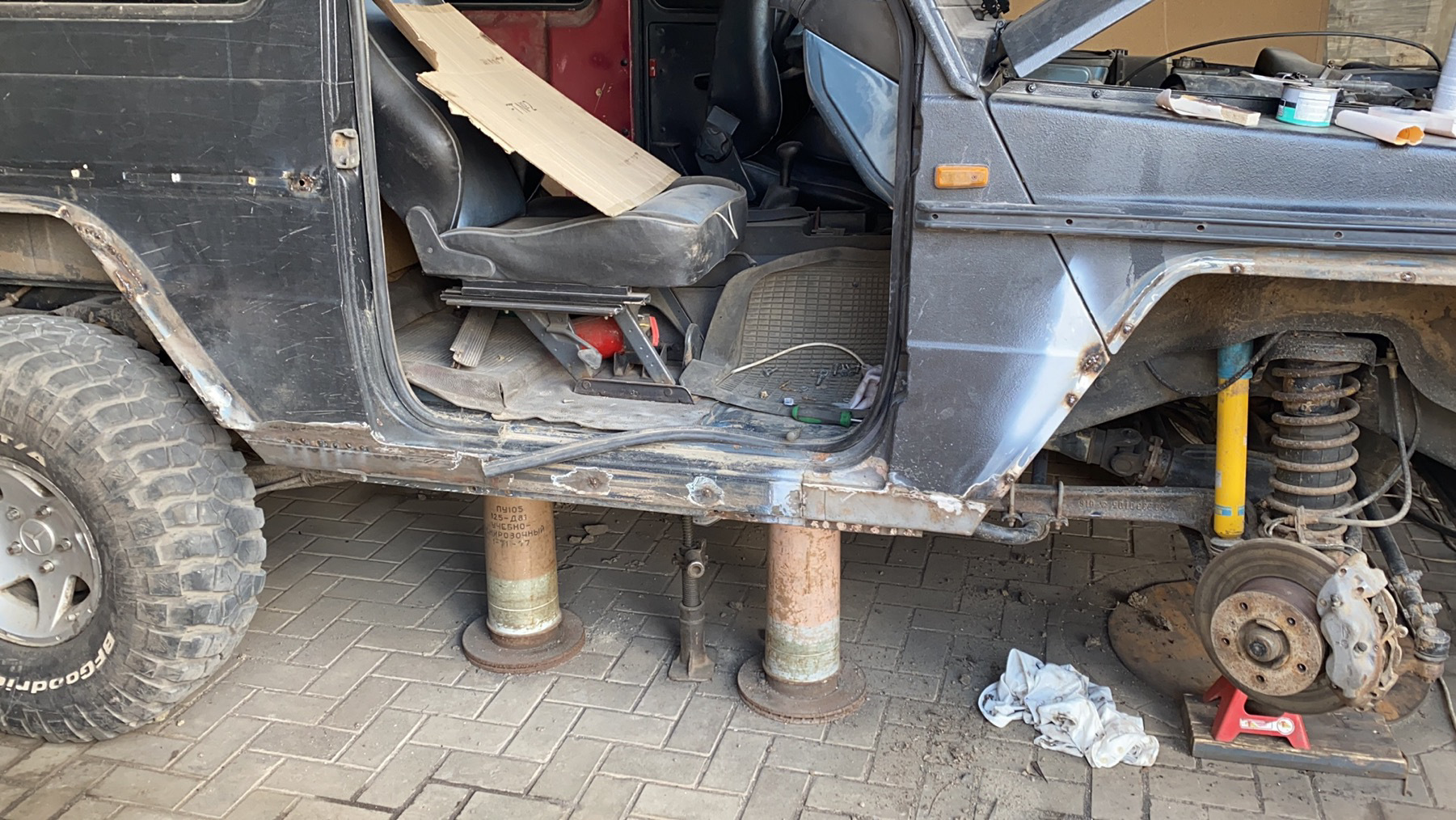 Руки дошли 2 года спустя — Mercedes-Benz G-Class (W460/W461), 2,5 л ...