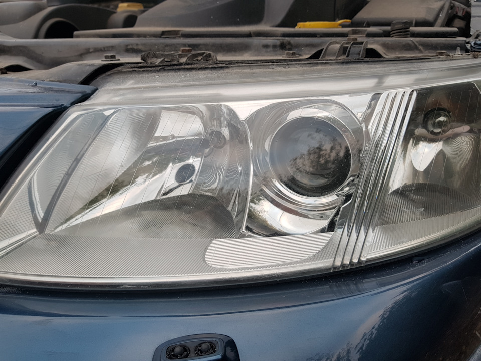 Замена термостата. Полировка фар, фонарей, крышек зеркал. — Saab 9-3 ...