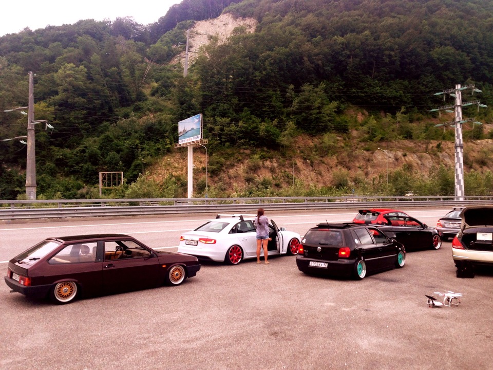 Съемки промо-ролика для GROUNDED EVENT. — Lada 21120, 1,5 л, 2001 года ...