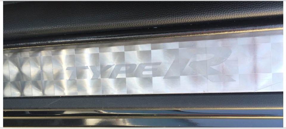 Накладки на пороги Хонда Цивик Type-R — Honda Civic Type R (3G), 2 л ...