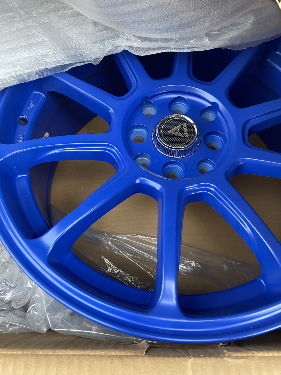 Volk Racing ZE40 MATT BLUE — Honda Civic Ferio (7G), 2,4 л, 2002 года ...
