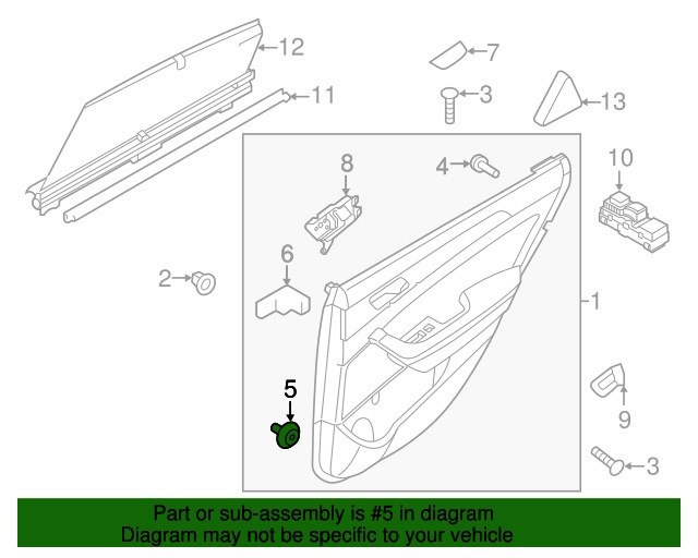 8231527000 ФИКСАТОР ВНУТРЕННЕЙ ПАНЕЛИ ДВЕРИ KIA HYUNDAI | Запчасти на ...