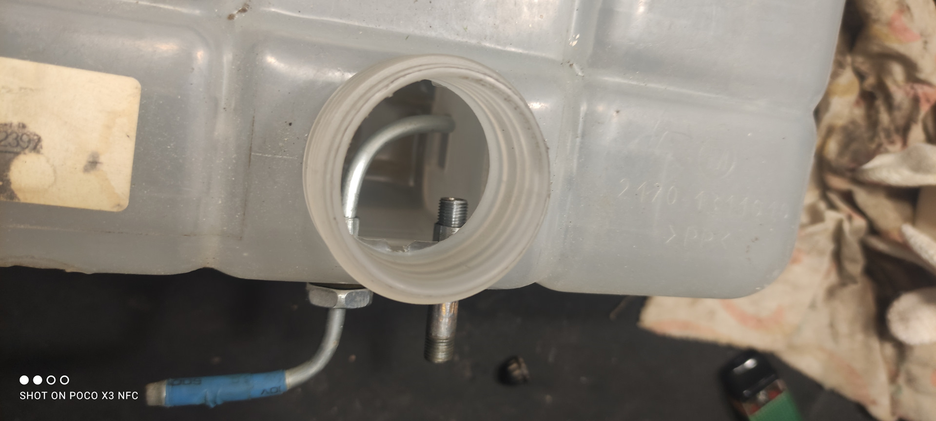 Топливный фильтр тонкой очистки. — Toyota Camry Hybrid (XV40), 2,4 л ...