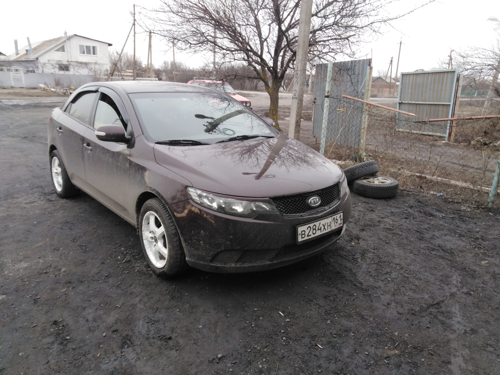 ТО 198000 + переобувон на лето — KIA Cerato (2G), 1,6 л, 2010 года | плановое ТО | DRIVE2