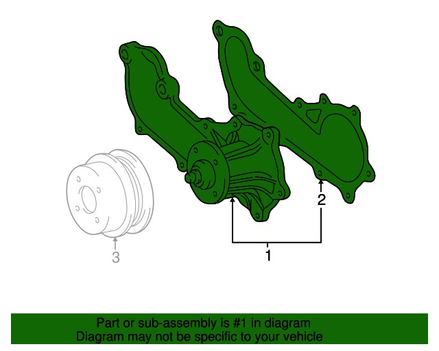 1610009460 Водяной насос TOYOTA LEXUS | Запчасти на DRIVE2
