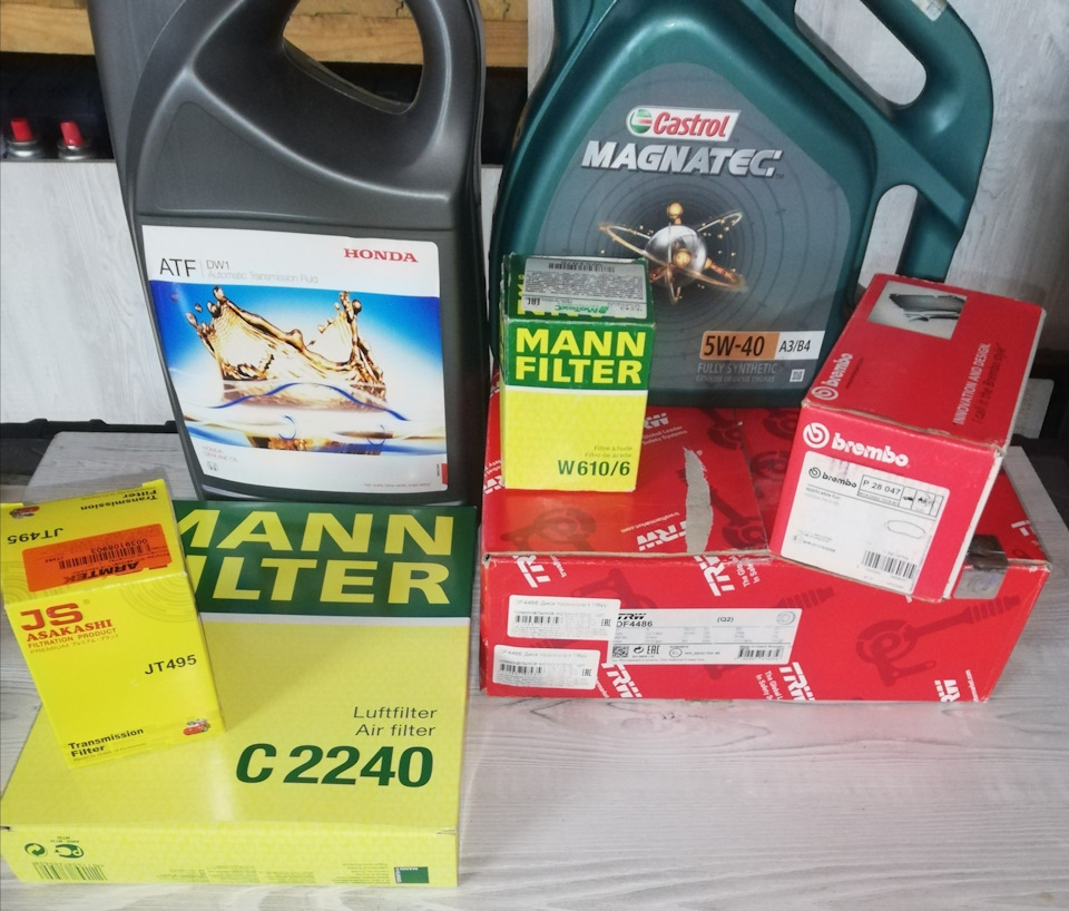 Большое т/о — Honda FR-V, 1,8 л, 2008 года | своими руками | DRIVE2