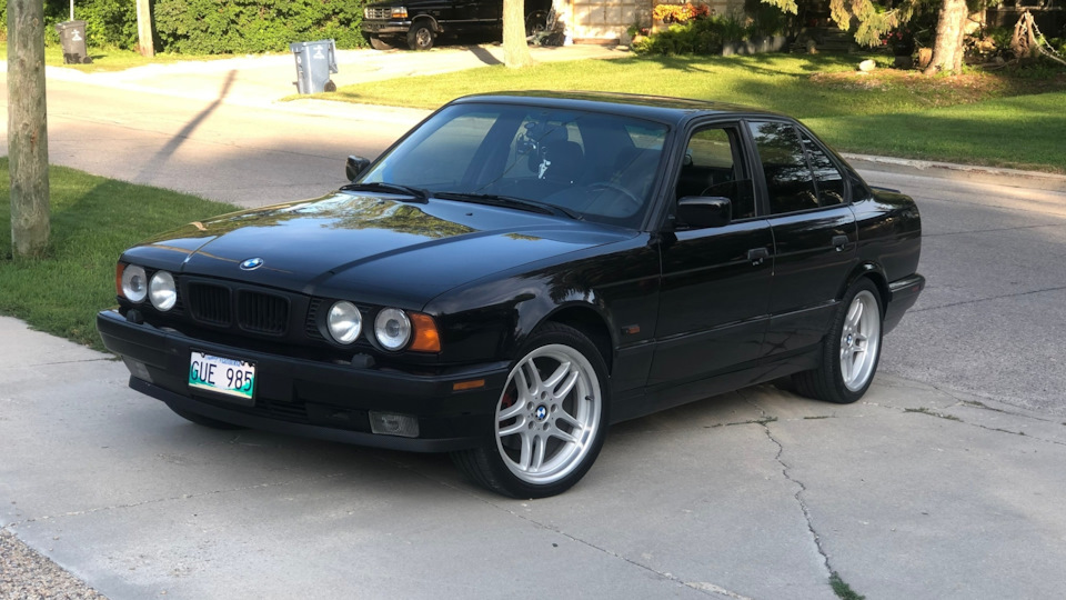 BMW V8 540 X-Pipe — BMW 5 series (E34), 4 л, 1995 года | видео | DRIVE2