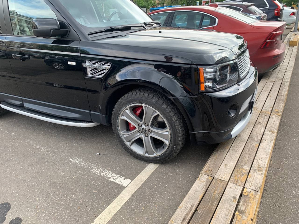 Grabber AT3 на RR Sport (275/45 R20 110H XL) — Land Rover Range Rover Sport (1G), 5 л, 2013 года ...