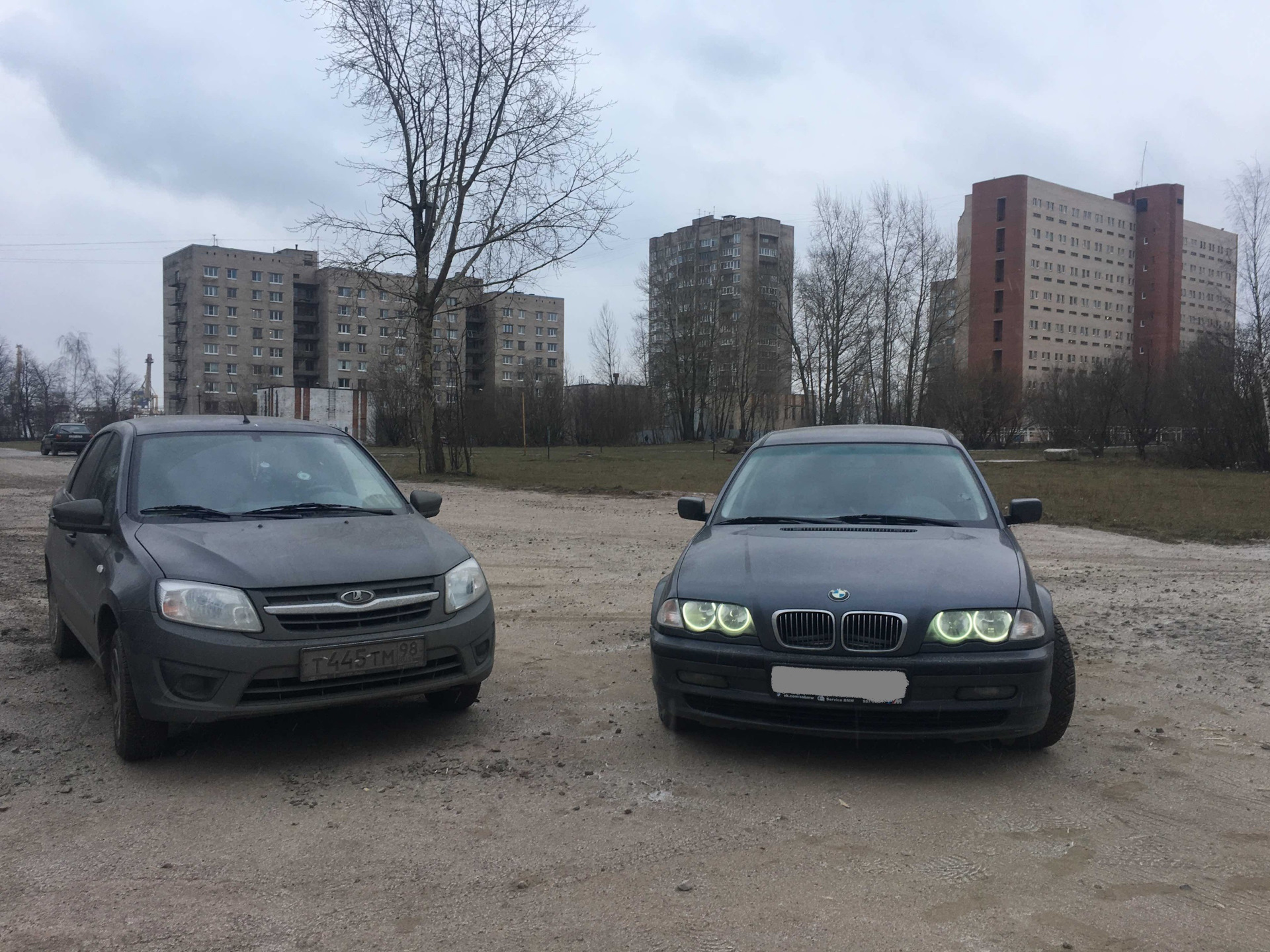 Granta прощание с другом E46 — Lada Granta, 1,6 л, 2018 года ...