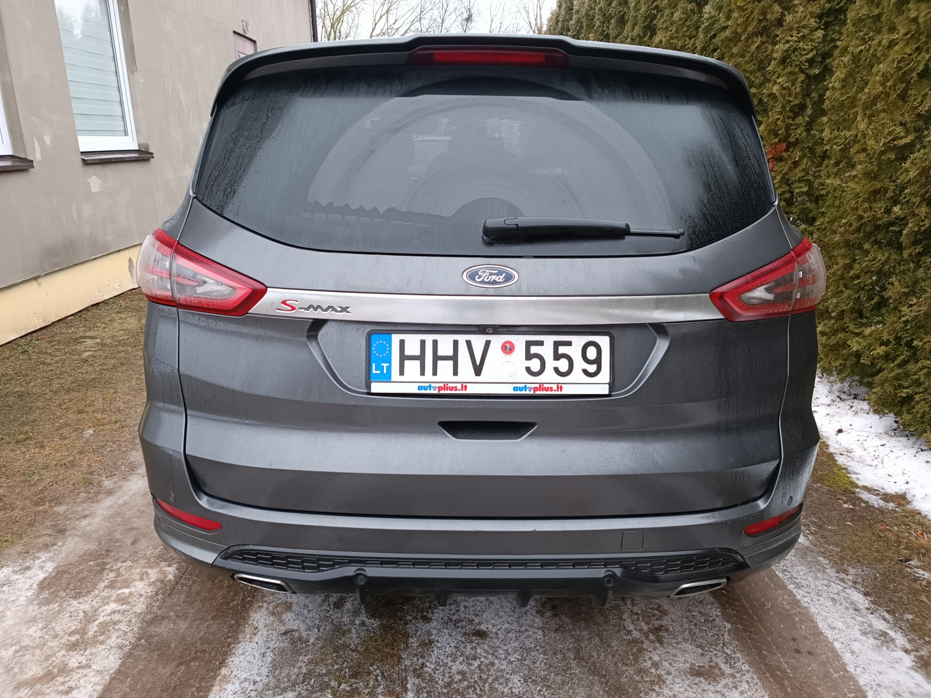 ST Line юбка на задний бампер — Ford S-Max (2G), 2 л., 2016 года ...