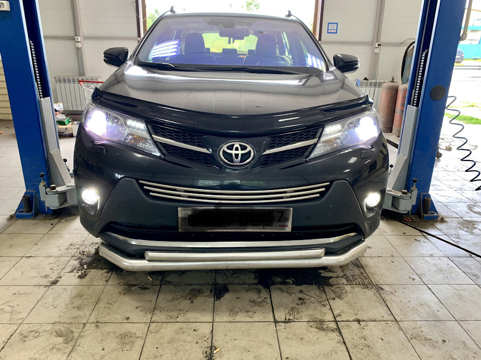 ПТФ от MTF — Toyota RAV4 (IV), 2,2 л, 2015 года | стайлинг | DRIVE2