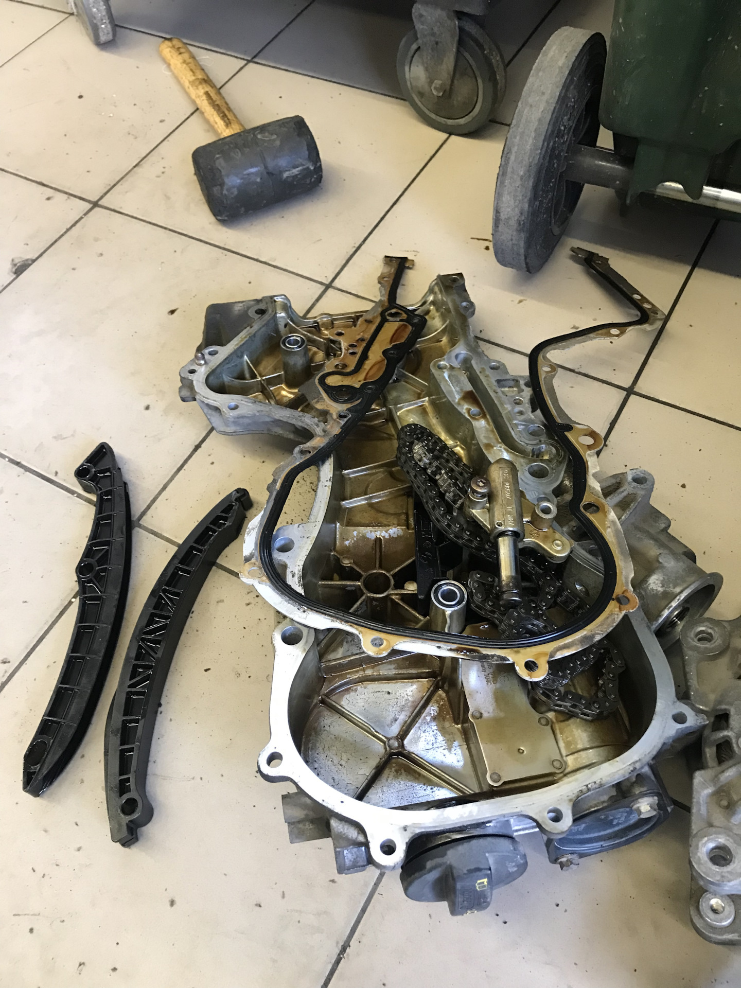 Замена цепи ГРМ, выбор запчастей и автосервиса. — Volkswagen Polo Sedan, 1,6 л, 2013 года ...