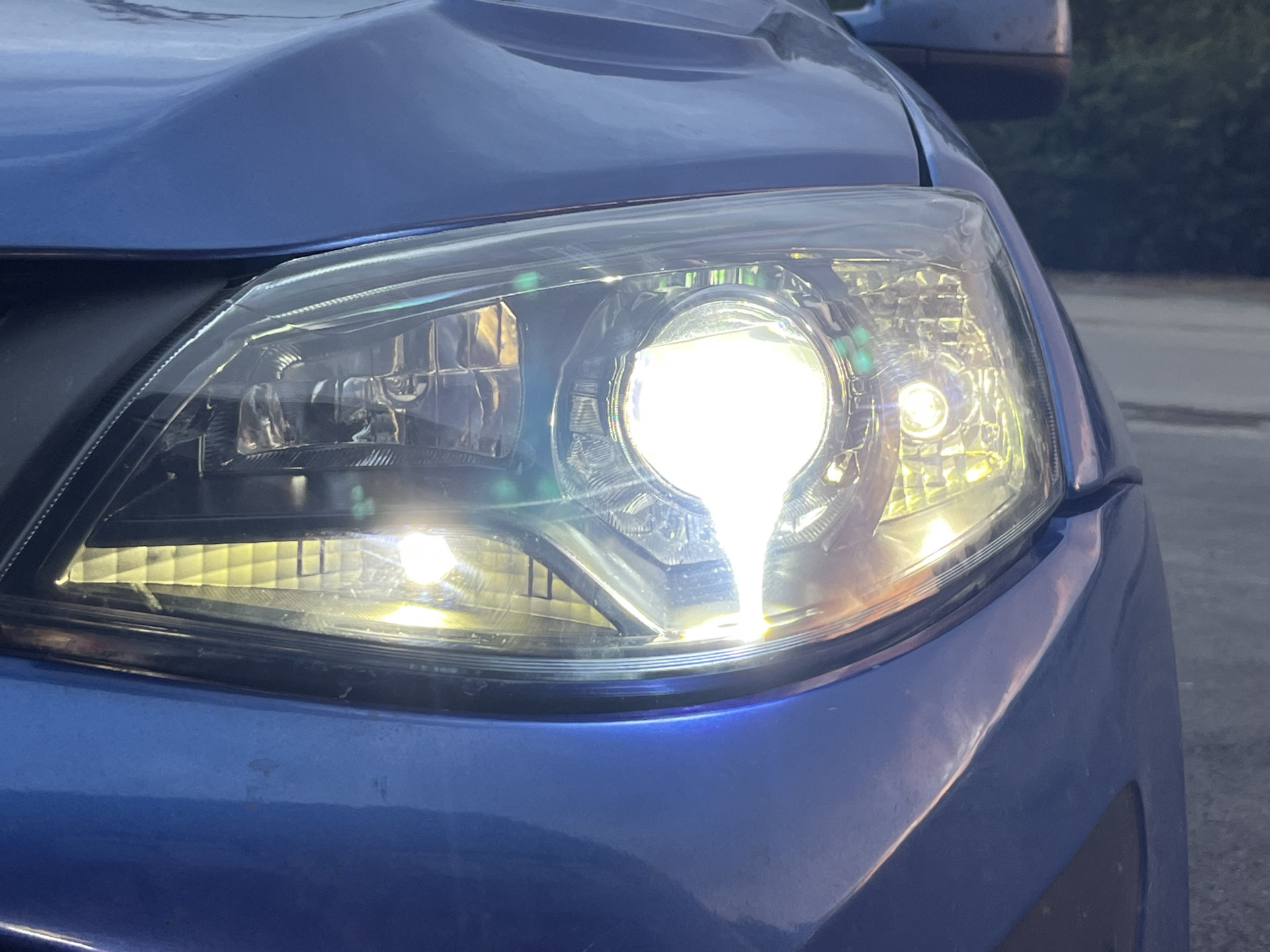 Фары с линзами 3" Bi-led DIXEL X-BRIGHT Y3 5000K — Lada Калина Хэтчбек ...