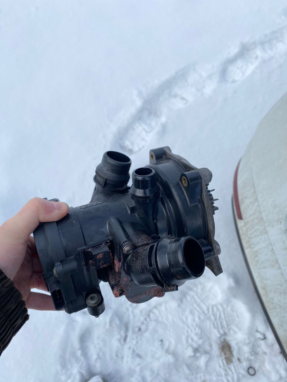 Замена помпы и теплообменника — Skoda Octavia A7 Mk3, 1,8 л, 2017 года ...