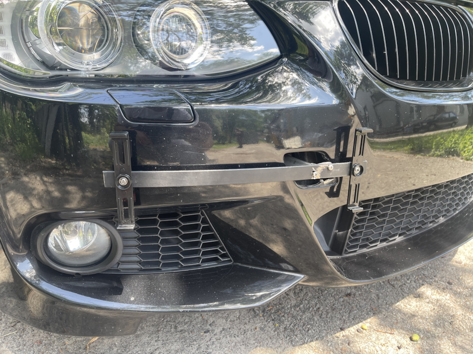 Рамка для номера — BMW 3 series Coupe (E92), 3 л, 2012 года | стайлинг ...
