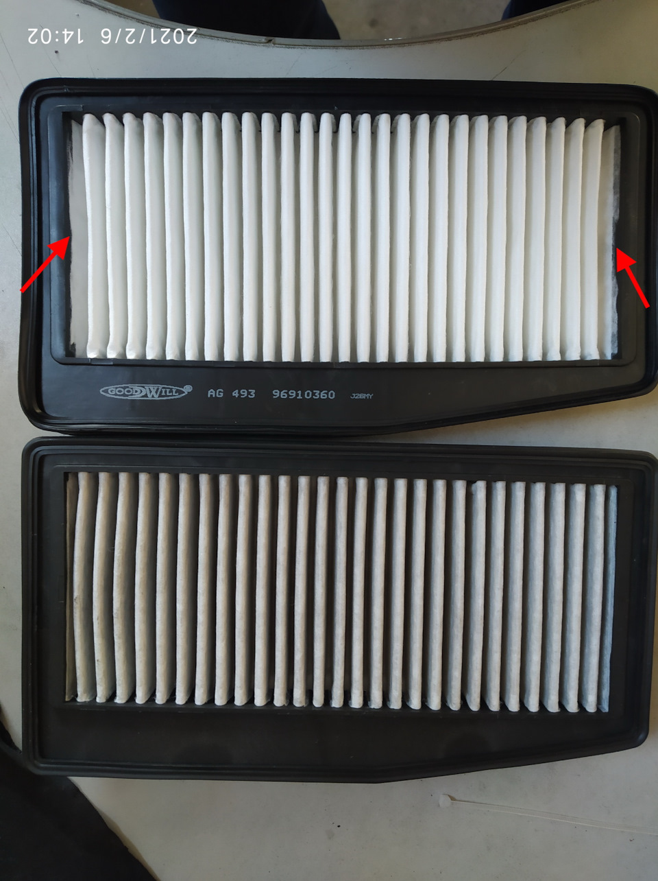 96910360 Элемент воздушного фильтра двигателя GM | Запчасти на DRIVE2