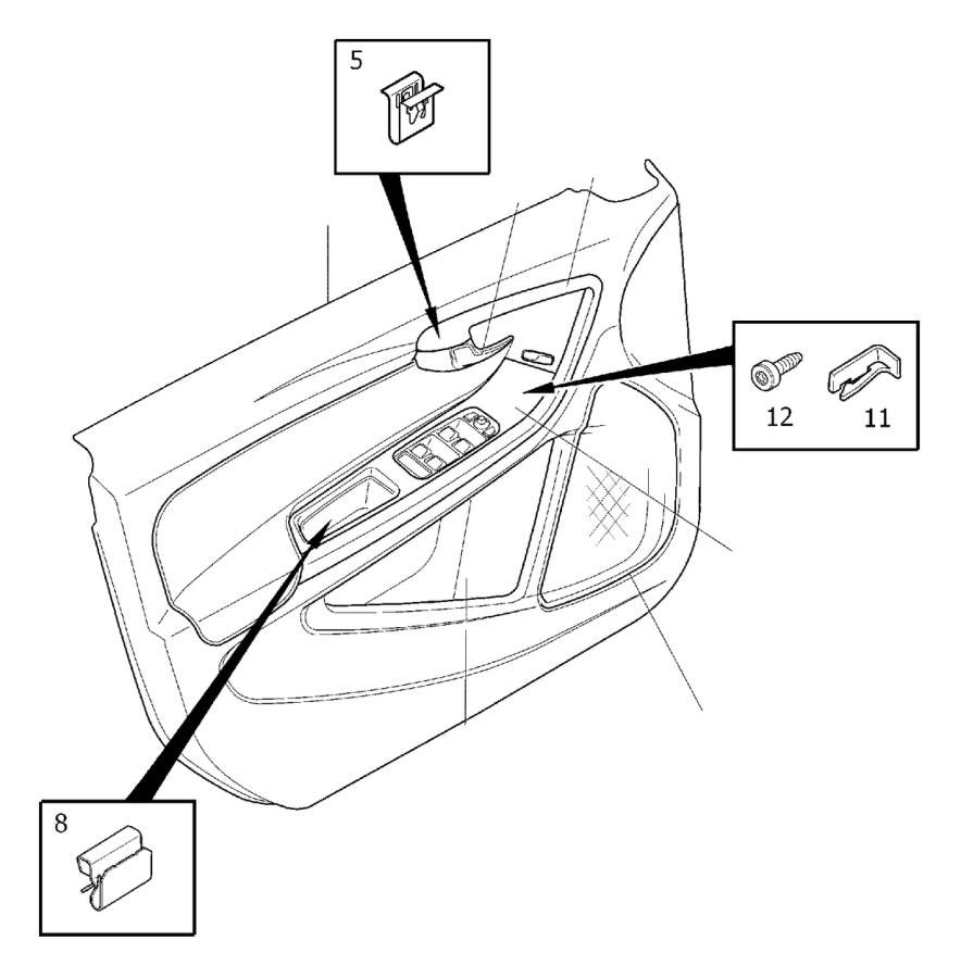 39868065 Door Opener. Door Panel. Soft. (Right, Front, Beige, Interior ...