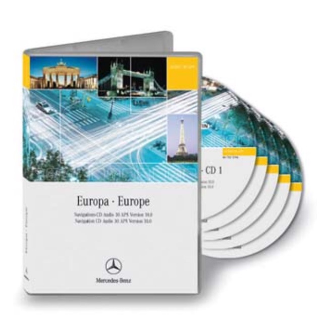 Mercedes Benz Navigations CD Audio 30 APS Europa V 10.1 — Mercedes-Benz ...