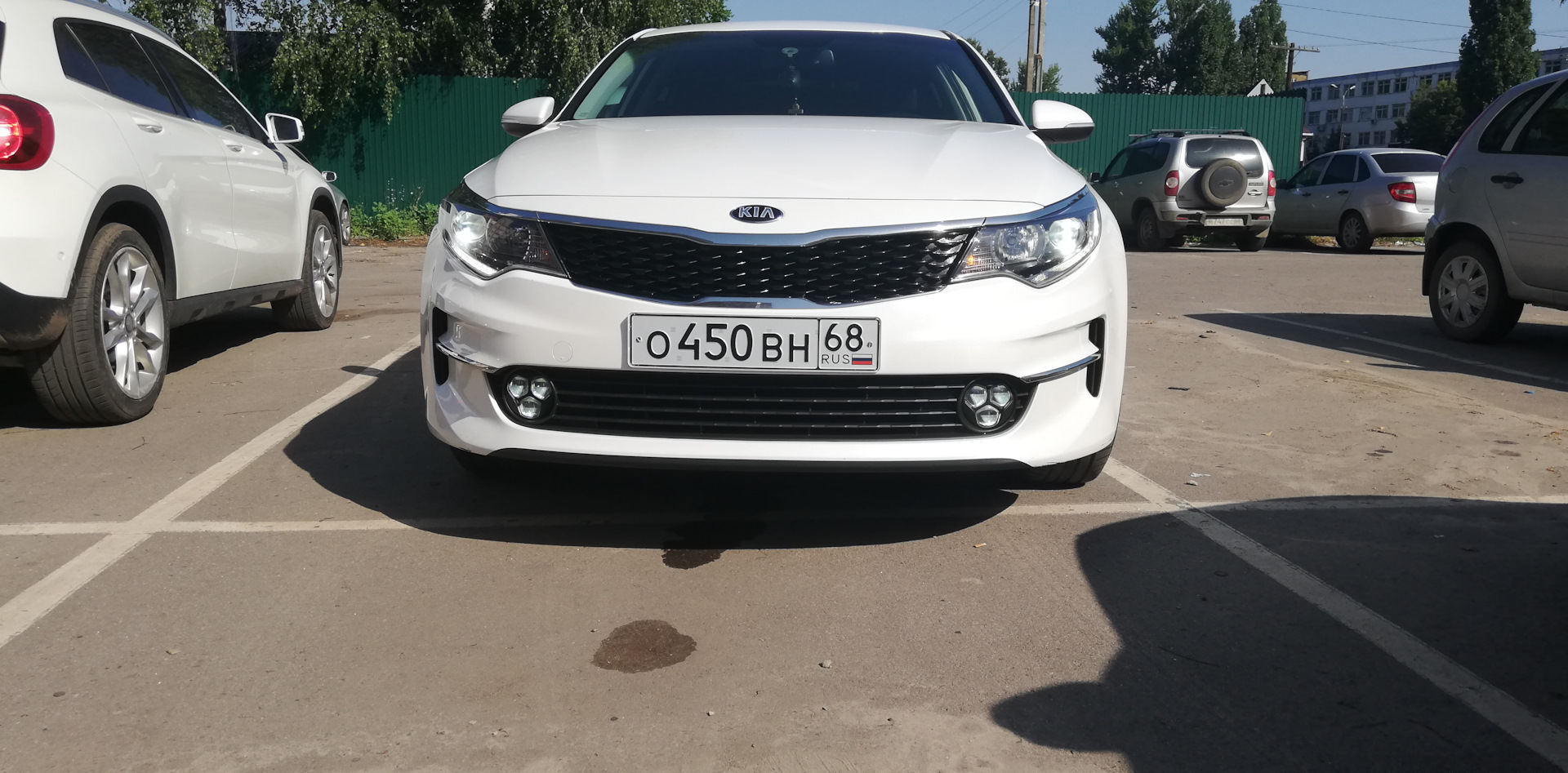 Sho-mi G7 h7 — KIA Optima (4G), 2 л, 2017 года | стайлинг | DRIVE2