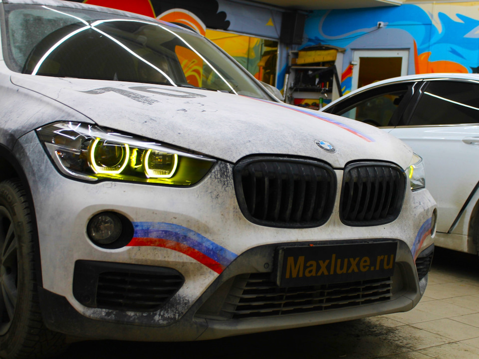 Ангельские глазки TAU tech в фары BMW X1 F48 дорестайлинг — TAU tech на ...
