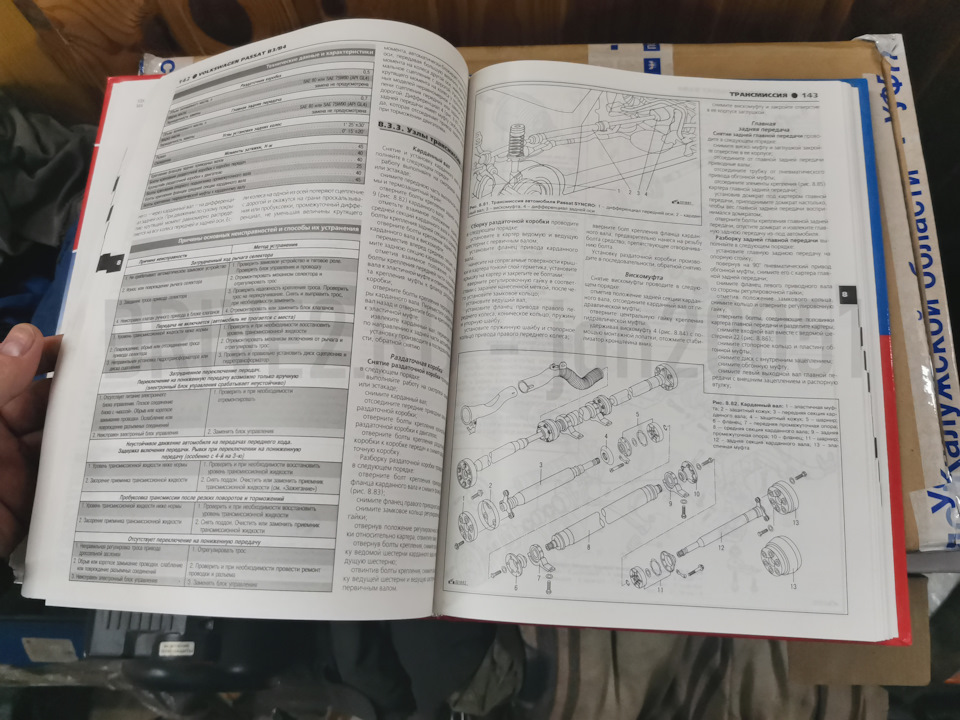 Книга руководство по ремонту и эксплуатации Volkswagen Passat B3 B4 с 1988 1996г Третий Рим