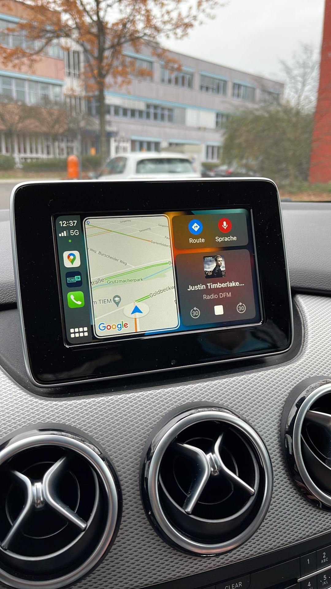 CarPlay за 5 копеек — Mercedes-Benz B-Class (W246), 2,1 л, 2016 года ...