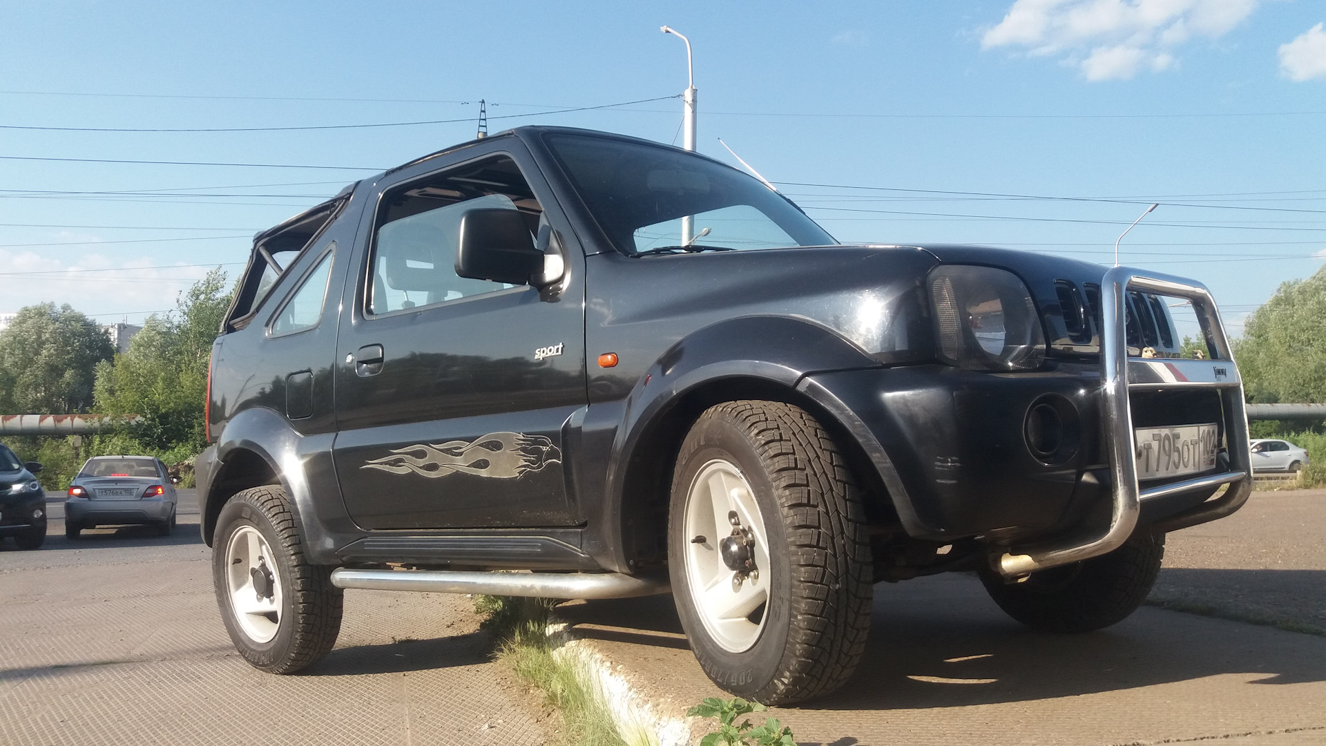 Suzuki Jimny (1G) 1.3 бензиновый 2002 | Santana (Cabrio) на DRIVE2