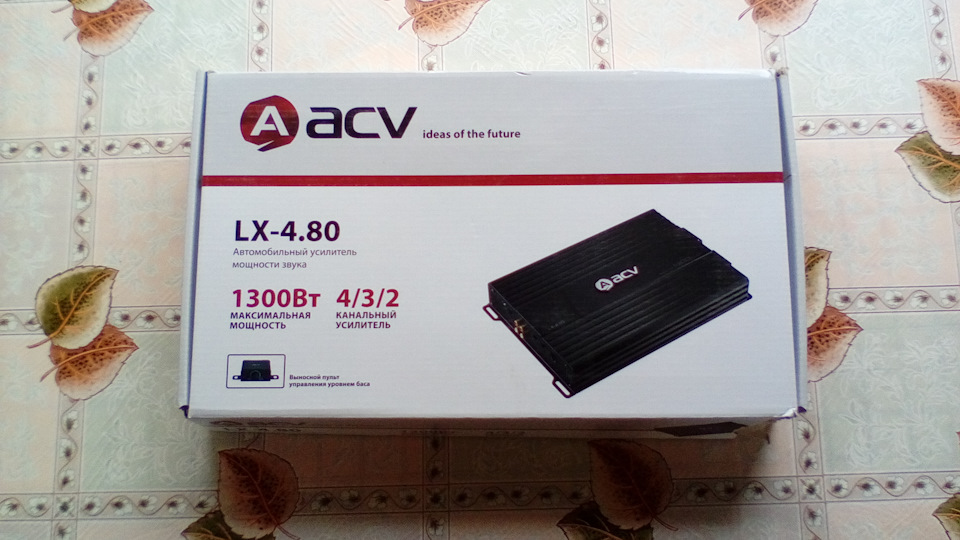 4х канальный усилитель ACV LX-4.80 — Rover 600, 2 л, 1993 года | автозвук | DRIVE2