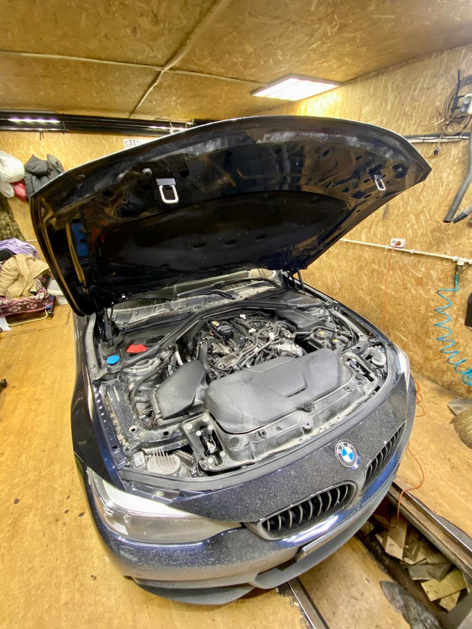 №18.Замена масла ДВС (Shell Helix Ultra 5W-40) — BMW 4 series Gran ...