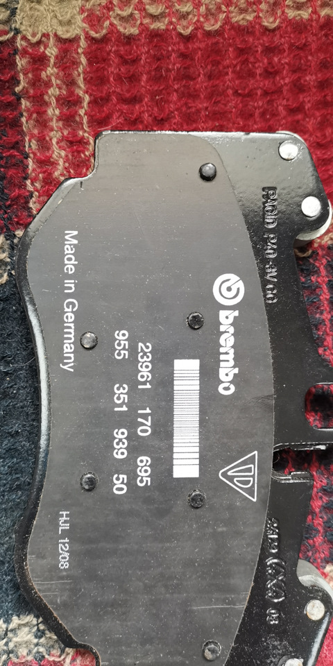 95535193950 Комплект тормозных колодок. Передняя ось VAG | Запчасти на ...