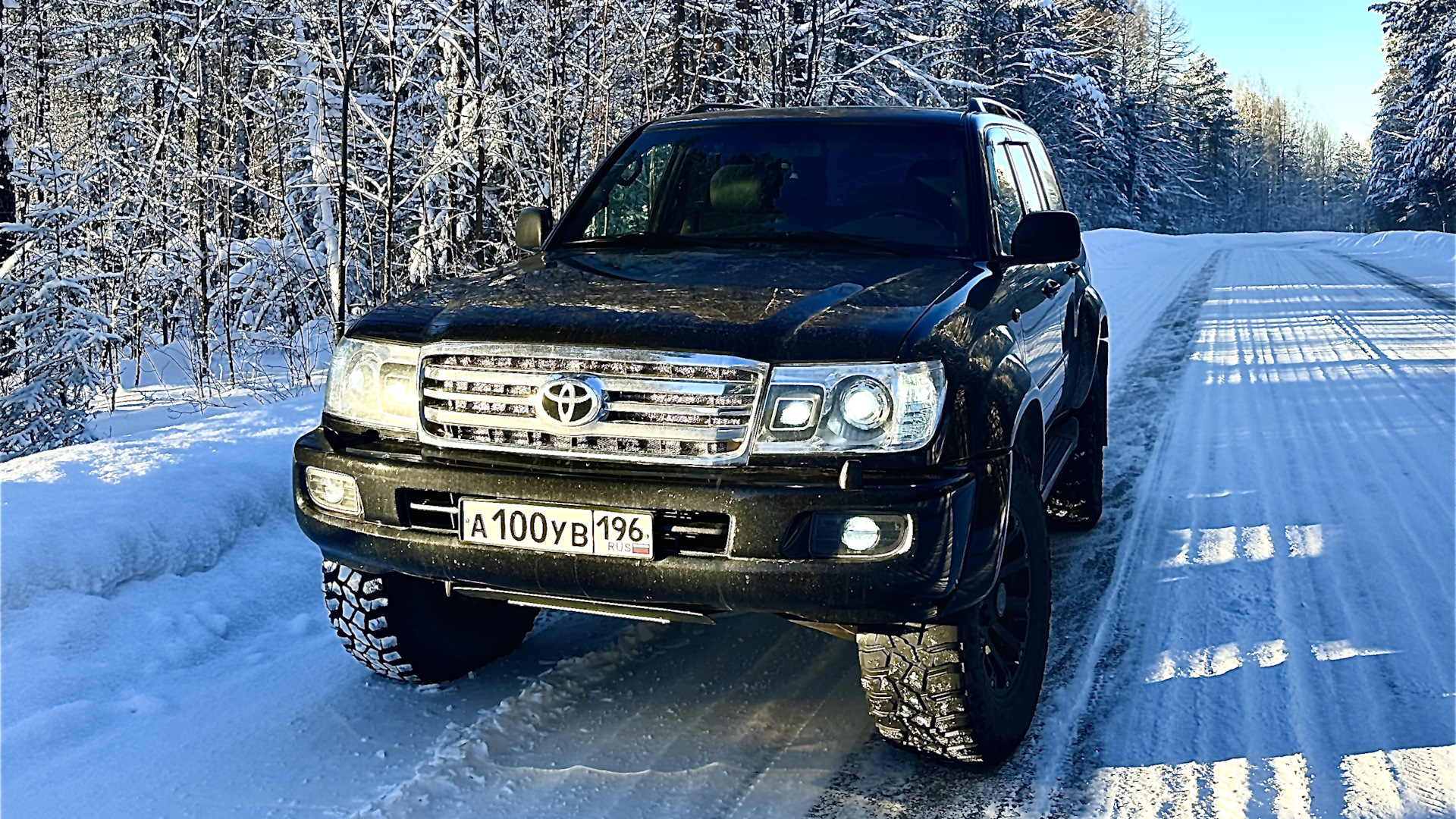 Toyota Land Cruiser 100 4.2 дизельный 2007 | Black Edition Exclusive на ...