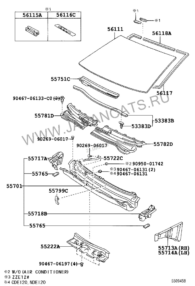 замена лобового что взять и что еще кроме стекла приобрести — Toyota ...
