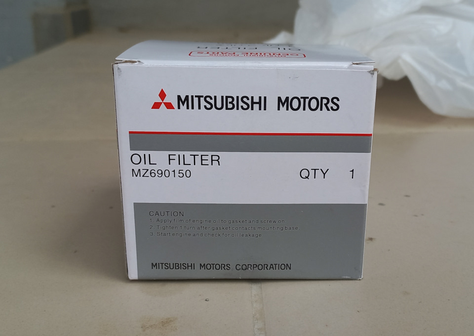 24. Оригинальность масляного фильтра MD352626 (MZ690150) — Mitsubishi ...
