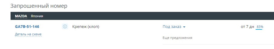 GA7B51146 Пистон крепежный Mazda | Запчасти на DRIVE2