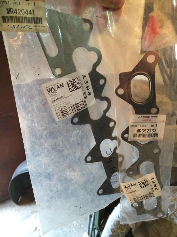 MR552763 Прокладка выпускного коллектора Mitsubishi | Запчасти на DRIVE2