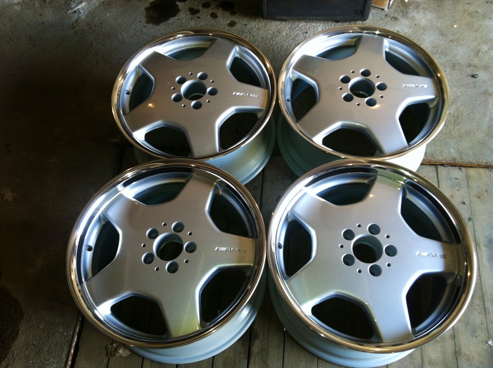 AMG R18 8.5J ET44 и 9.5J ET46 от W220 — Mercedes-Benz CL (W140), 5 л ...