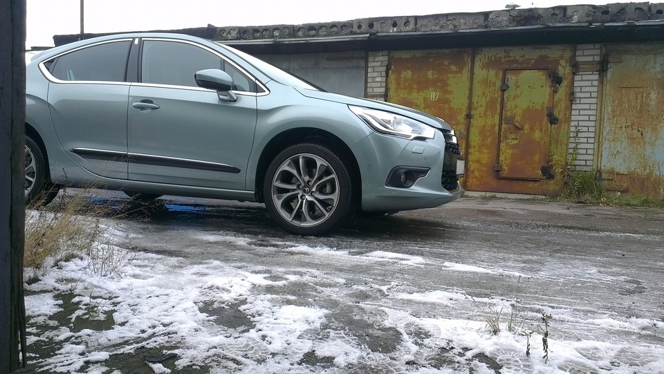 Зима. Michelin X-Ice xi3. — Citroen DS4, 1,6 л, 2012 года | шины | DRIVE2