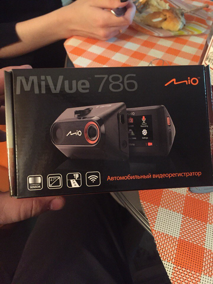 Видиорегистратор Mio MiVue 786 — Mazda 6 (1G) GG, 2 л, 2006 года | аксессуары | DRIVE2