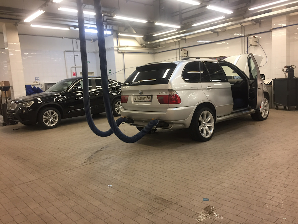Полная диагностика у официальноного диллера — BMW X5 (E53), 4,4 л, 2001 ...