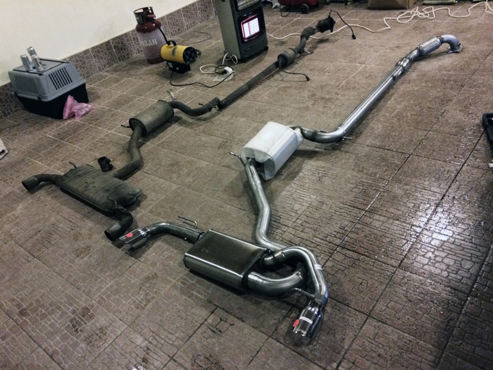 APR RSC 3” turboback exhaust system — Volkswagen Golf GTI Mk6, 2 л ...