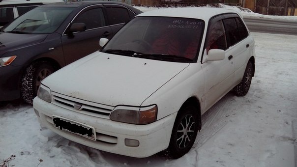 Toyota Starlet (80) 1.3 бензиновый 1992 | 4WD X Limited на DRIVE2