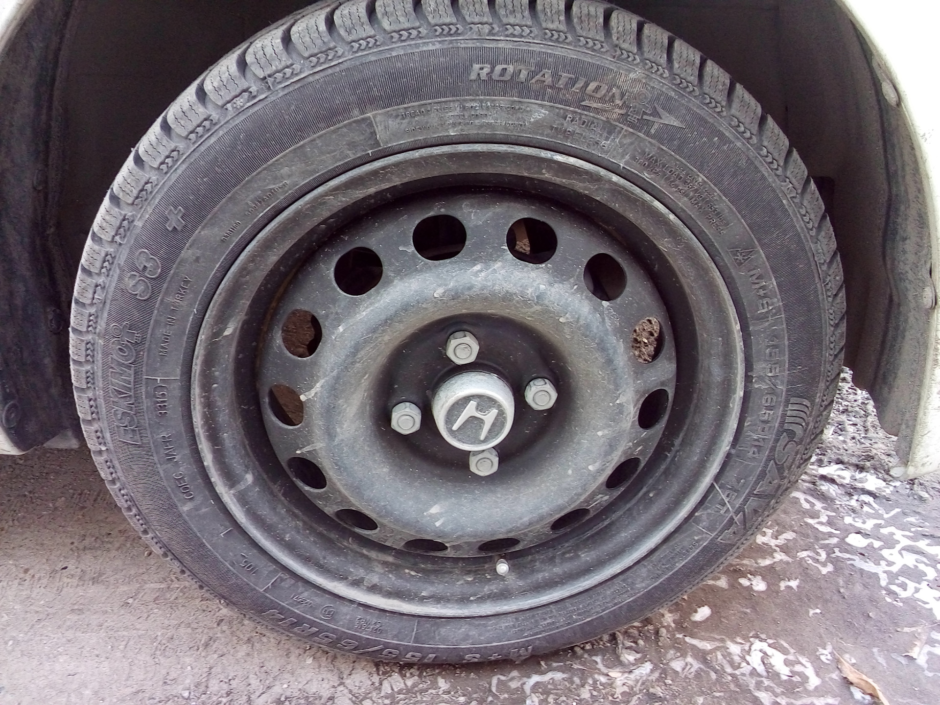 Взял зимку — Daihatsu Mira (L275/L285), 0,7 л, 2009 года | шины | DRIVE2