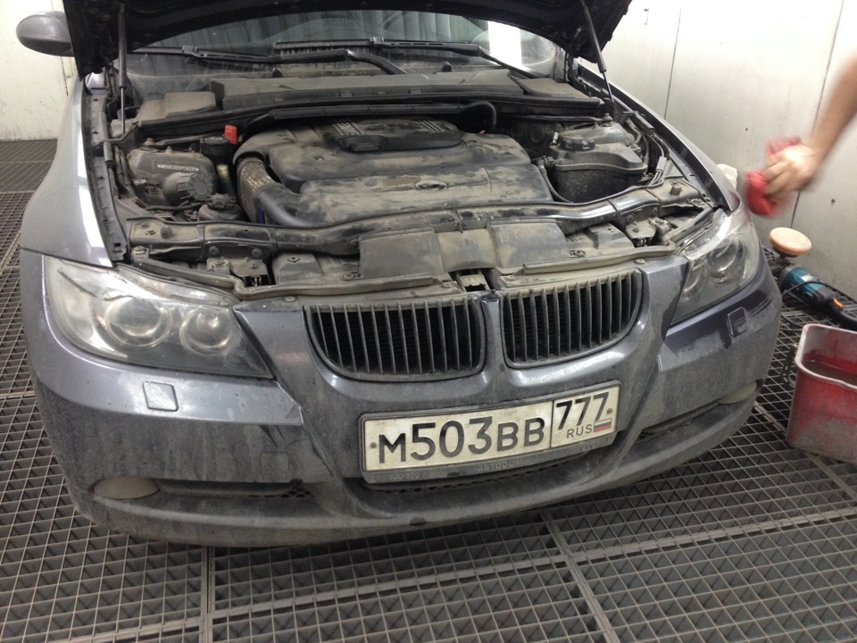 Долой колхоз или как снять реснички. — BMW 3 series (E90), 2 л, 2005 ...