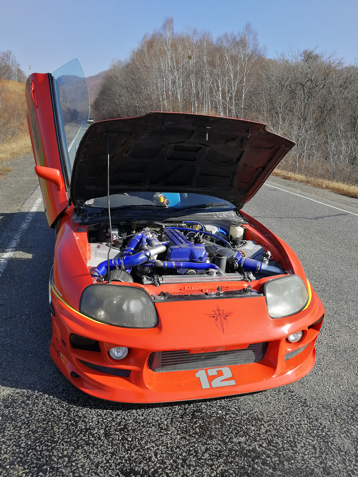 Фото с уходящего сезона. — Toyota Supra (80), 3 л, 1993 года ...