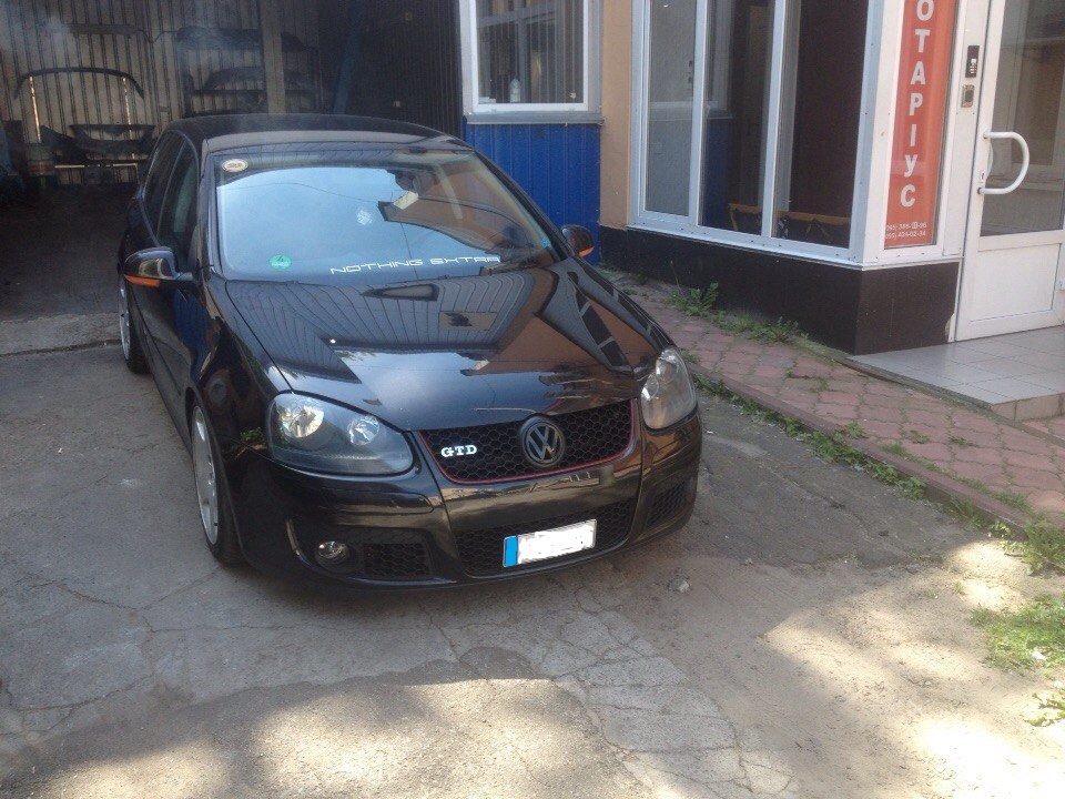 Шильдик GTD — Volkswagen Golf Mk5, 2 л, 2007 года | стайлинг | DRIVE2
